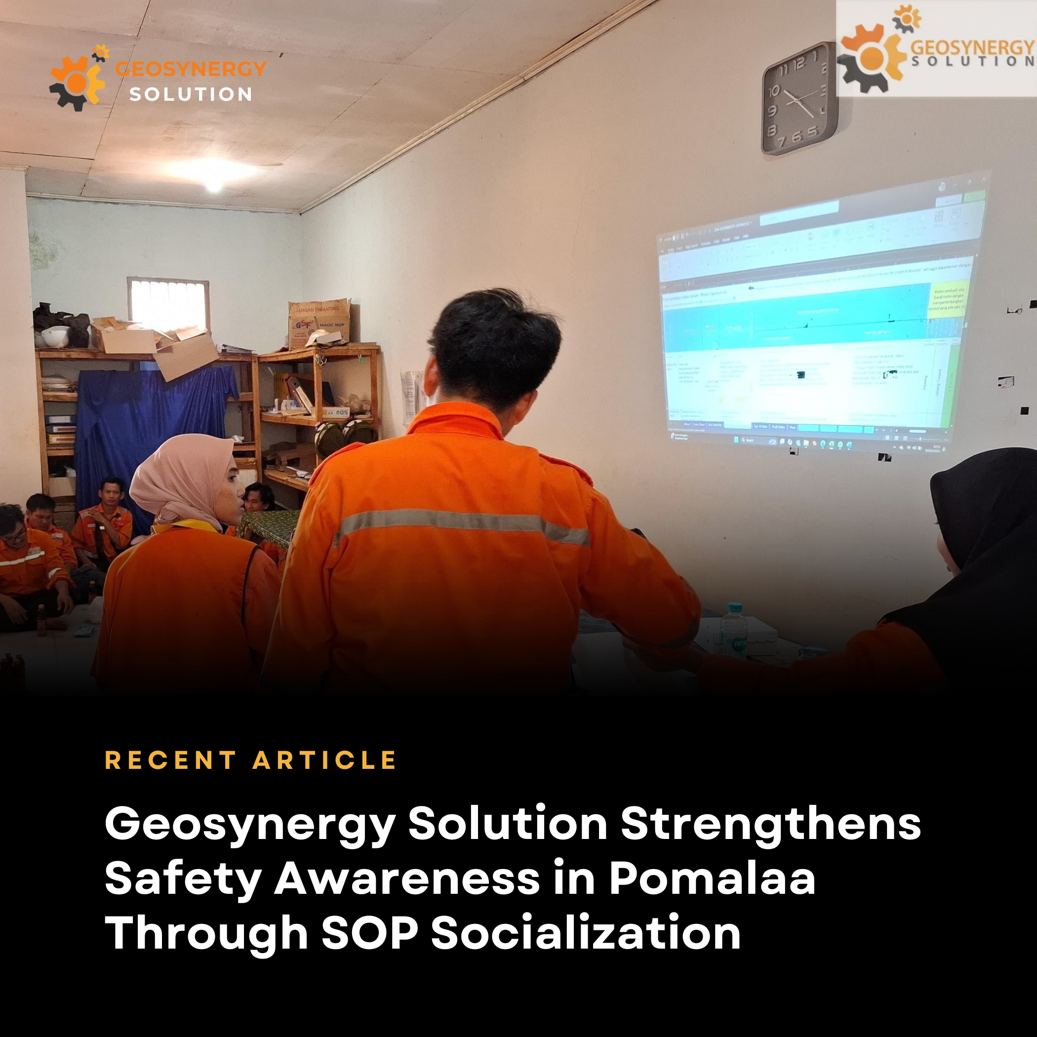 Geosynergy Solution Strengthens Safety Awareness in Pomalaa Through SOP ...