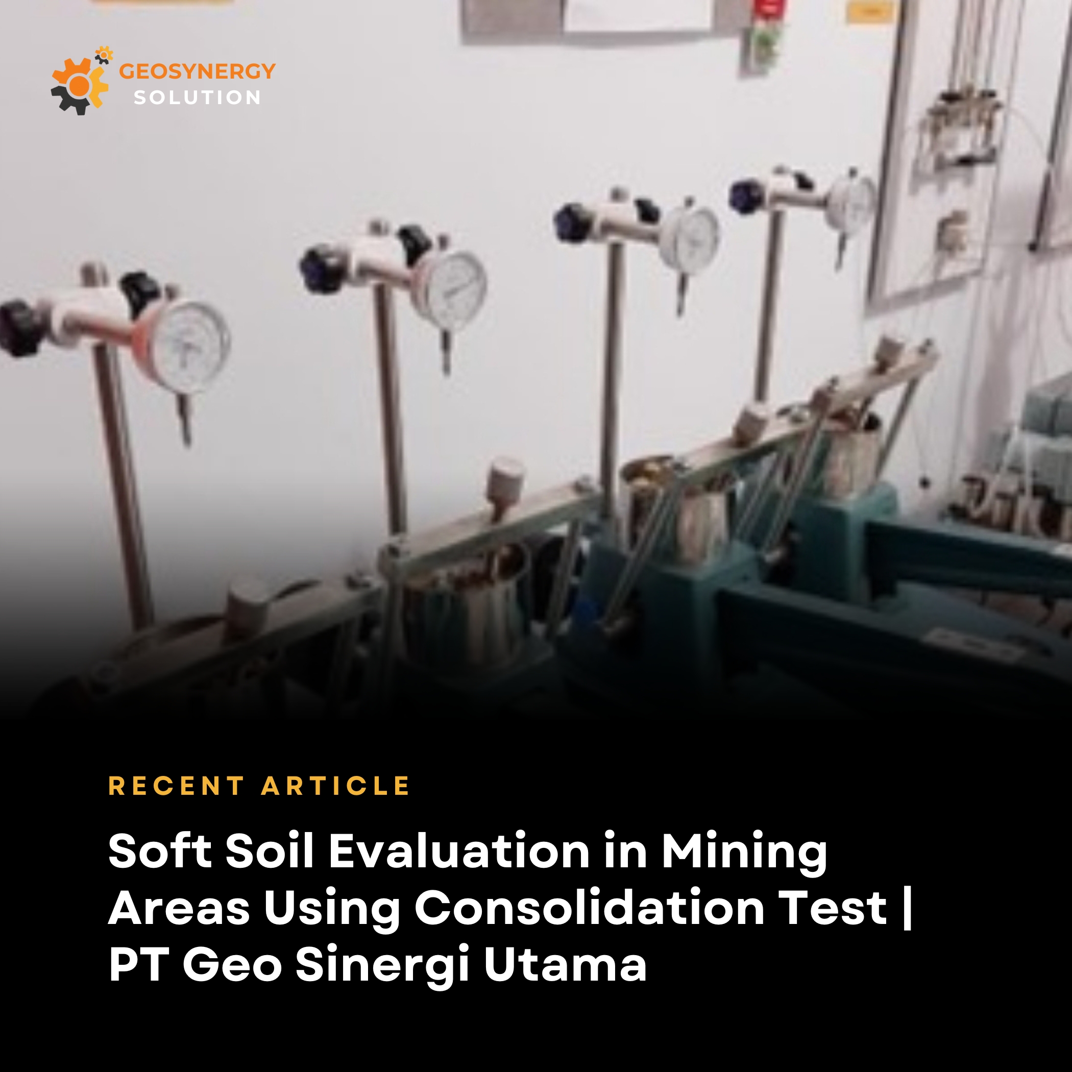 Soft Soil Evaluation in Mining Areas Using Consolidation Test