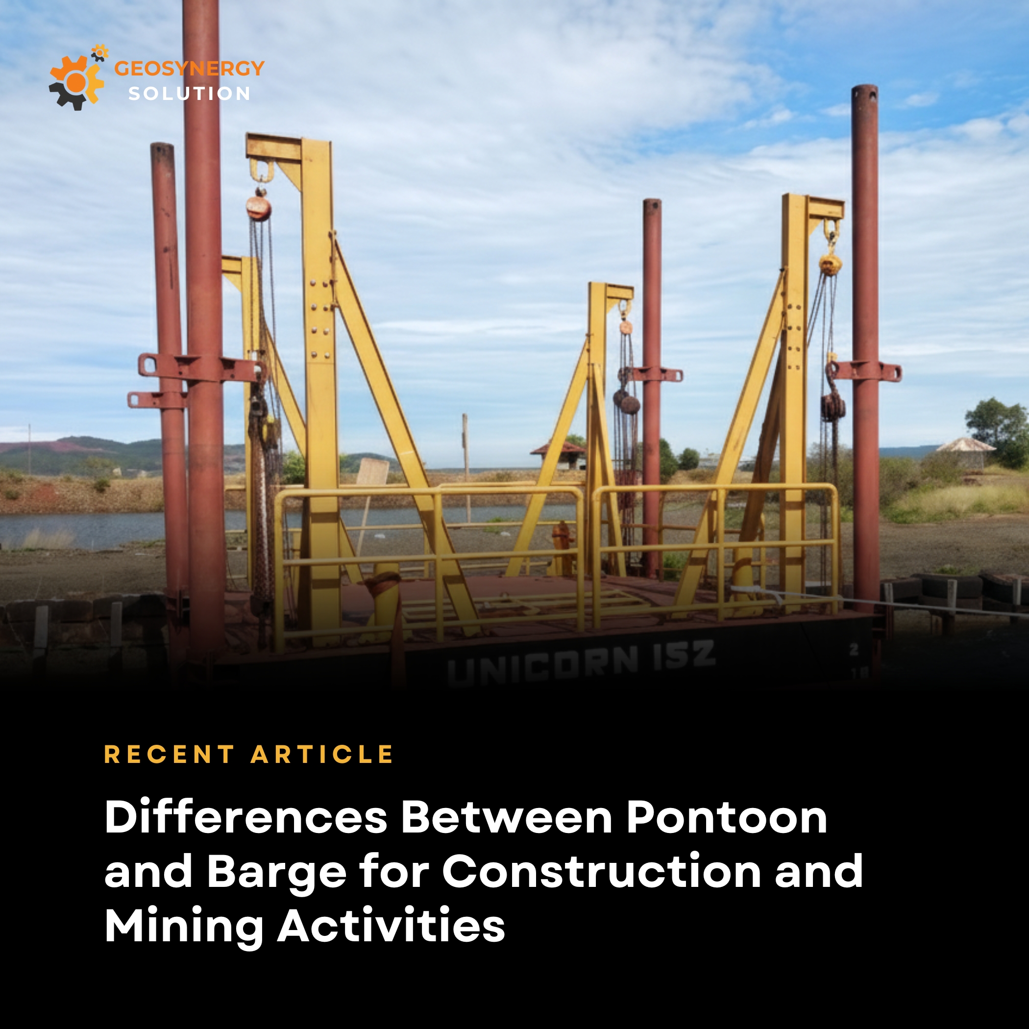 Differences Between Pontoon and Barge for Construction and Mining ...